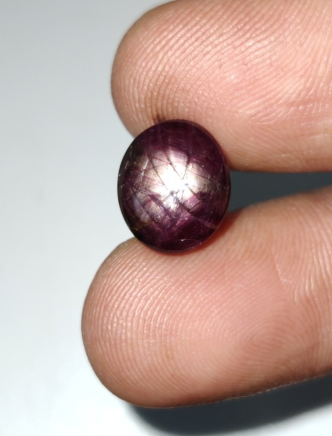 Red Star Ruby Cabochon, Untreated Star Ruby Gemstone, Natural Star Ruby ...
