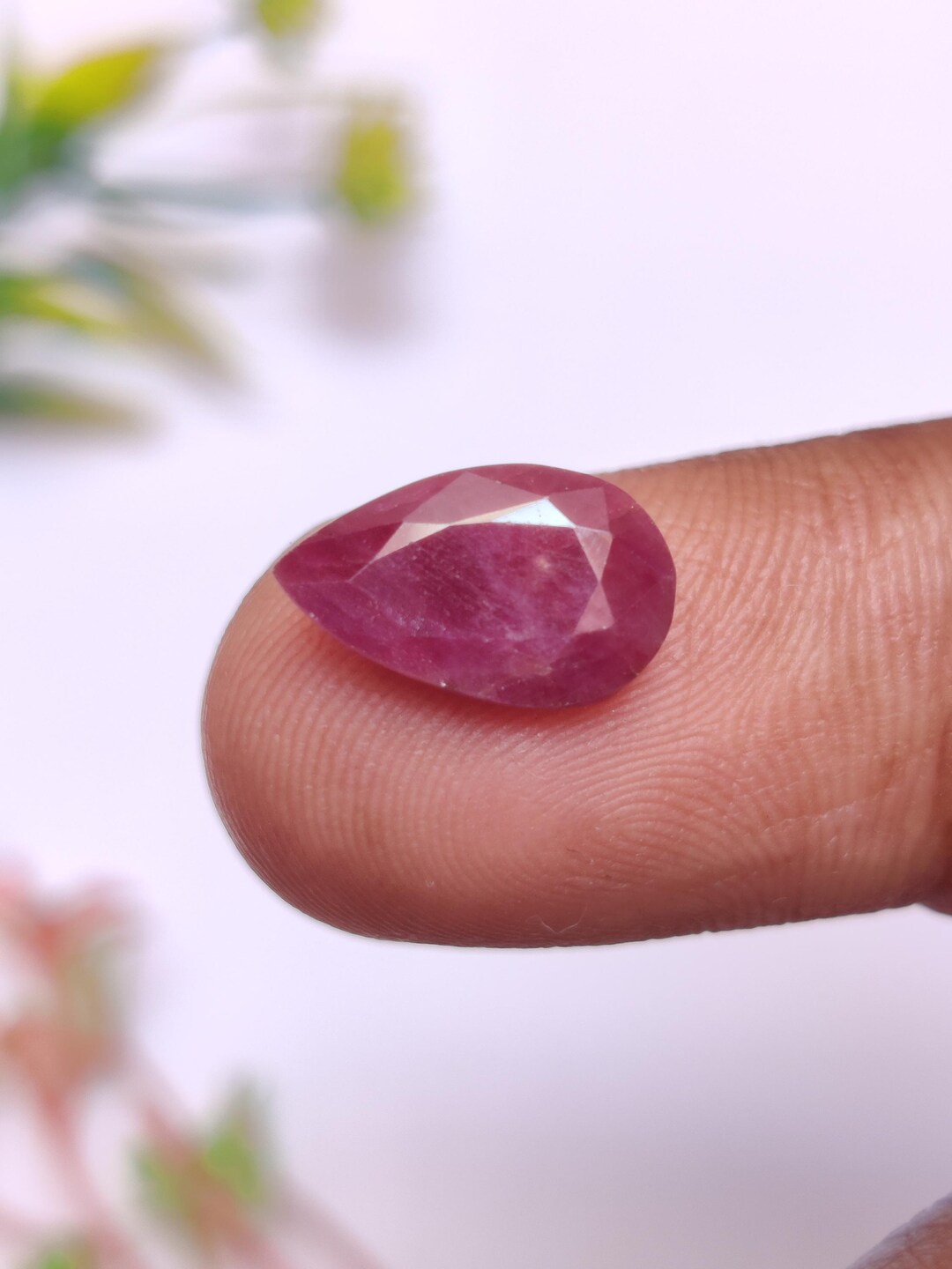 Natural Red Ruby Gemstone, Untreated Ruby Gemstone, African Ruby ...