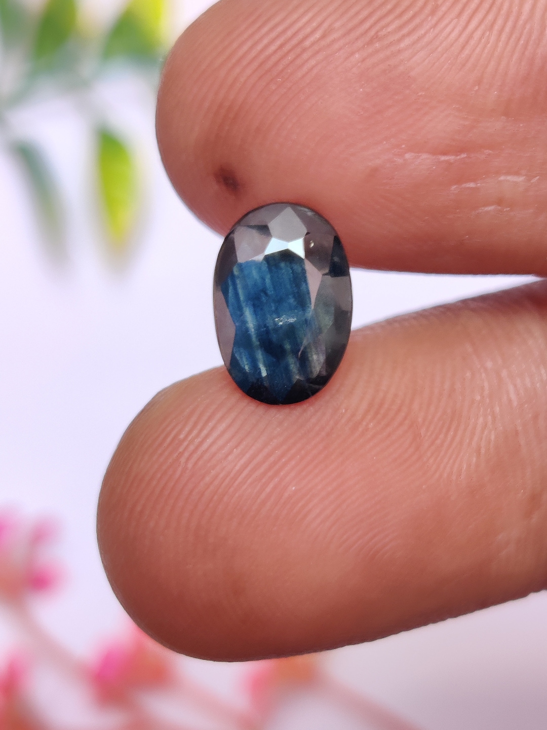 Natural Australian Blue Sapphire Gemstone, Untreated Blue Sapphire ...