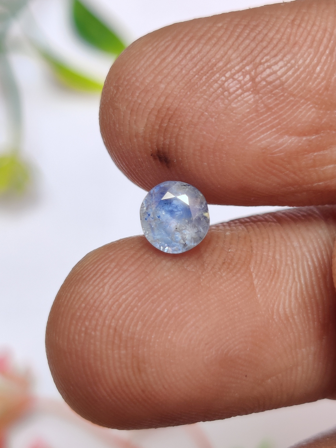 Natural Kashmir Blue Sapphire Gemstone, Rare Old Mine Kashmir Blue ...