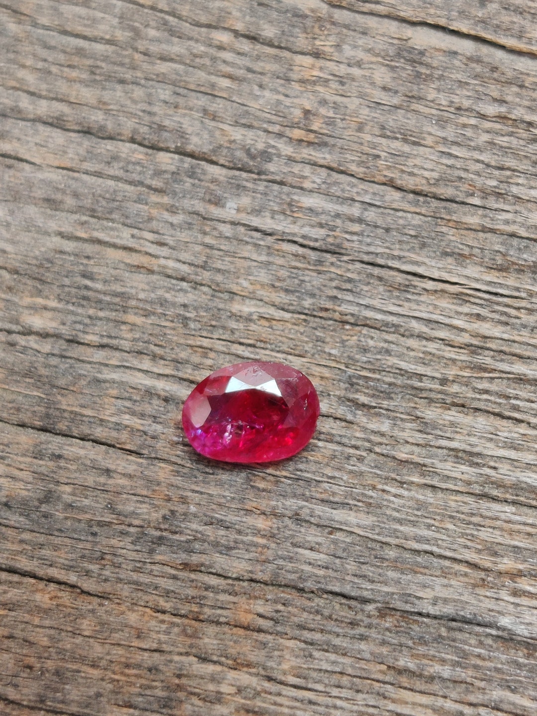 Natural Old Burmese Ruby Gemstone, Untreated Red Burma Ruby Gemstone ...