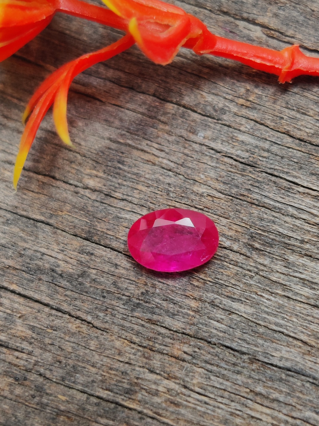 Natural Old Burmese Ruby Gemstone, Heated Burma Ruby Gemstone, Myanmar ...