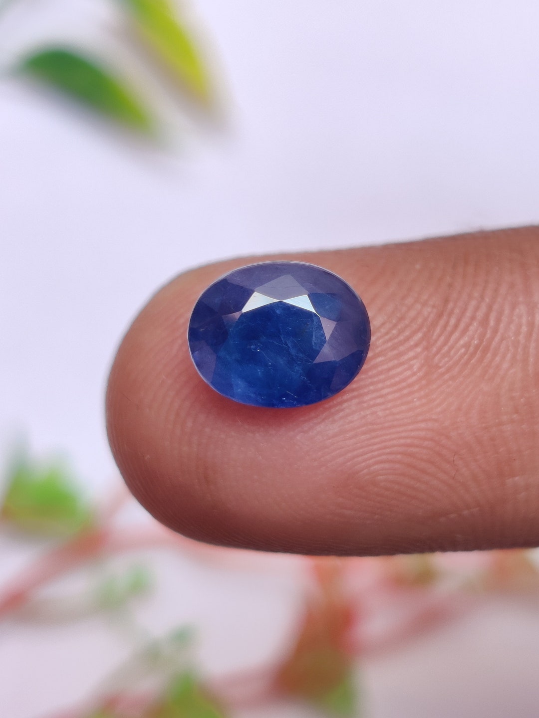 Royal Blue Burmese Sapphire Gemstone, Natural Mogak Blue Sapphire ...