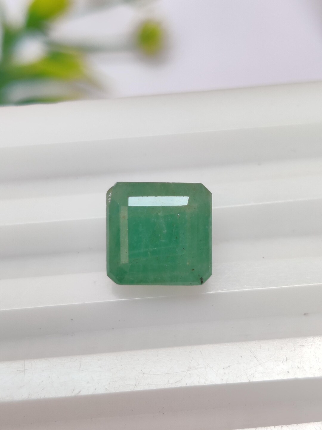 Natural Zambian Emerald Gemstone, Faceted Green Emerald Gemstone ...