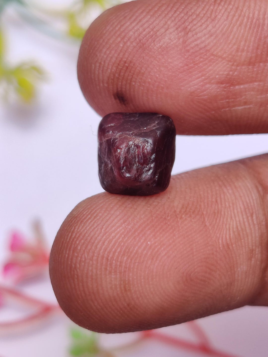 Burmese Red Spinel Raw, Octahedral Spinel Crystal, Natural Spinel ...