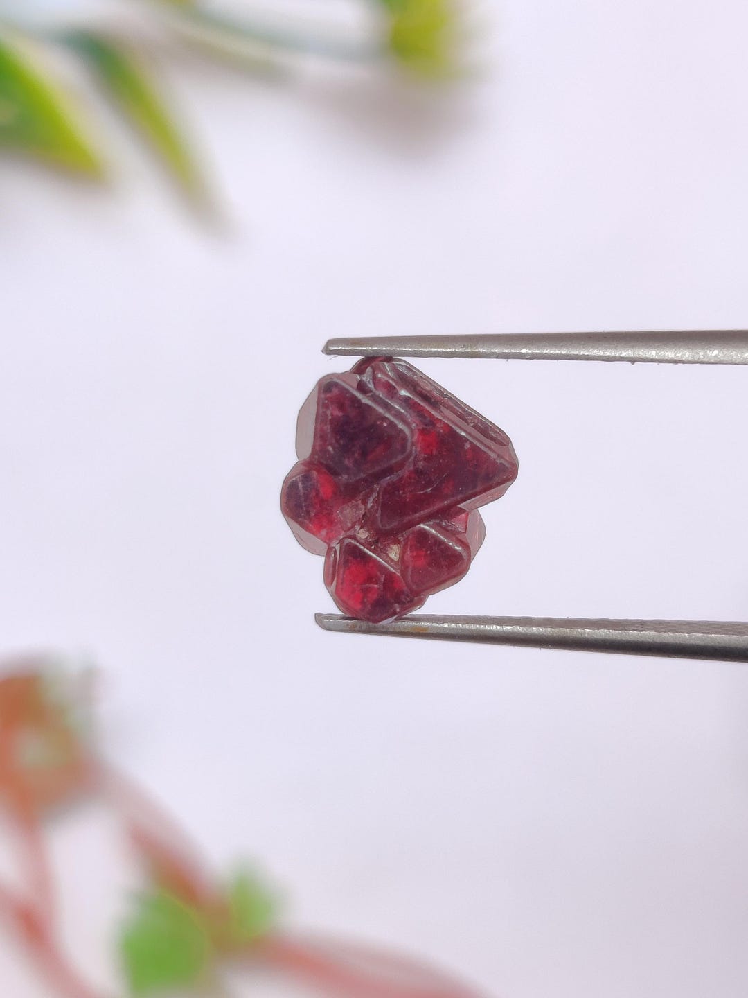 Multi Octahedral Red Spinel Raw, Unique Burmese Red Spinel Crystal ...