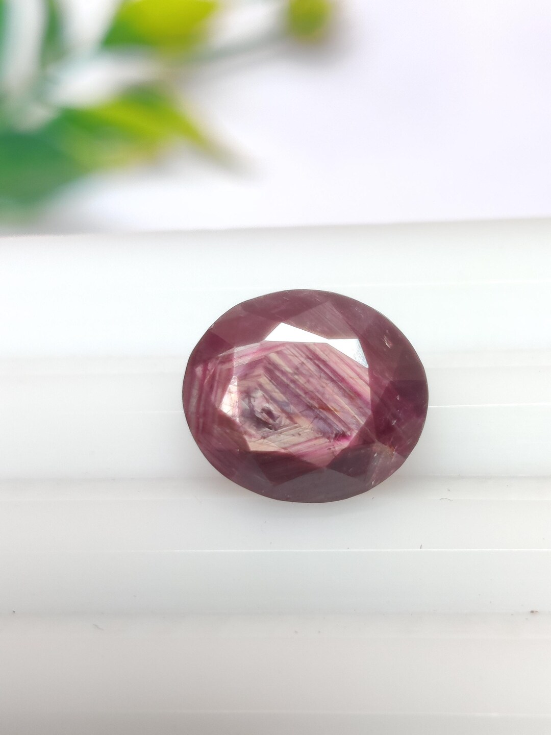 Geometric Red Ruby Gemstone, Untreated Red Ruby Gemstone, Unique ...