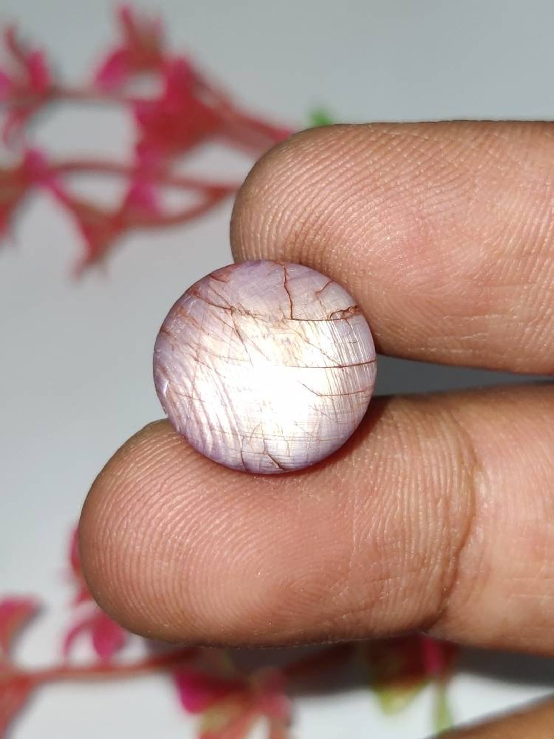 12 Rays Star Ruby Cabochon, Natural Star Ruby Gemstone, Untreated ...