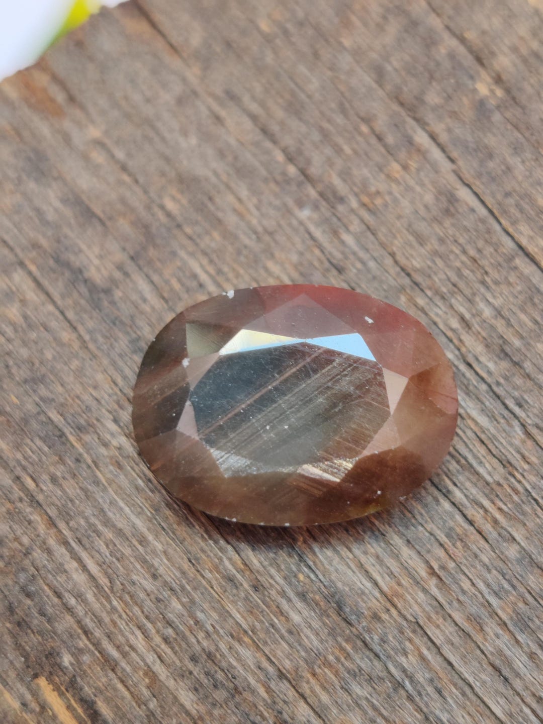 Natural Parti Sapphire Gemstone: Untreated Tri-color Sapphire Gemstone ...