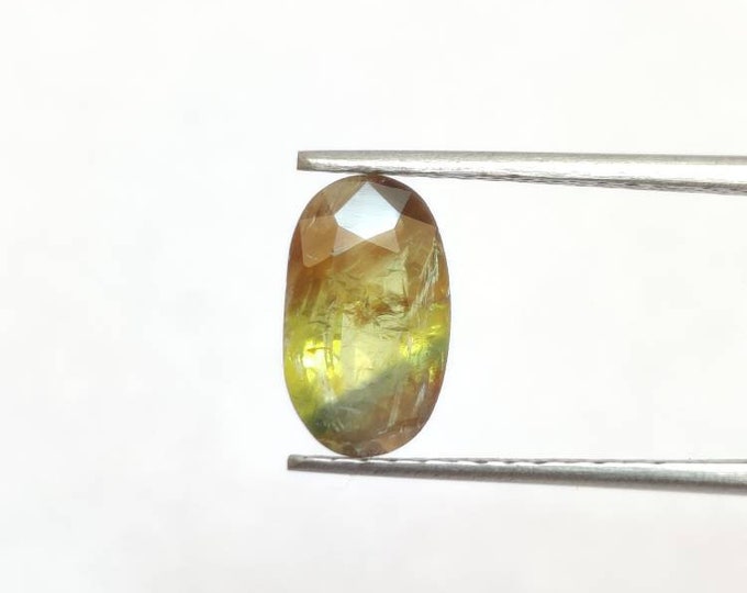 Natural Australian Tricolour Sapphire Gemstone, Faceted Blue Sapphire ...