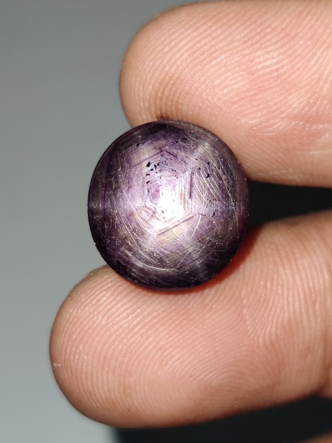 Natural Violate Star Ruby Cabochon, Fine Quality Loose Star Ruby ...