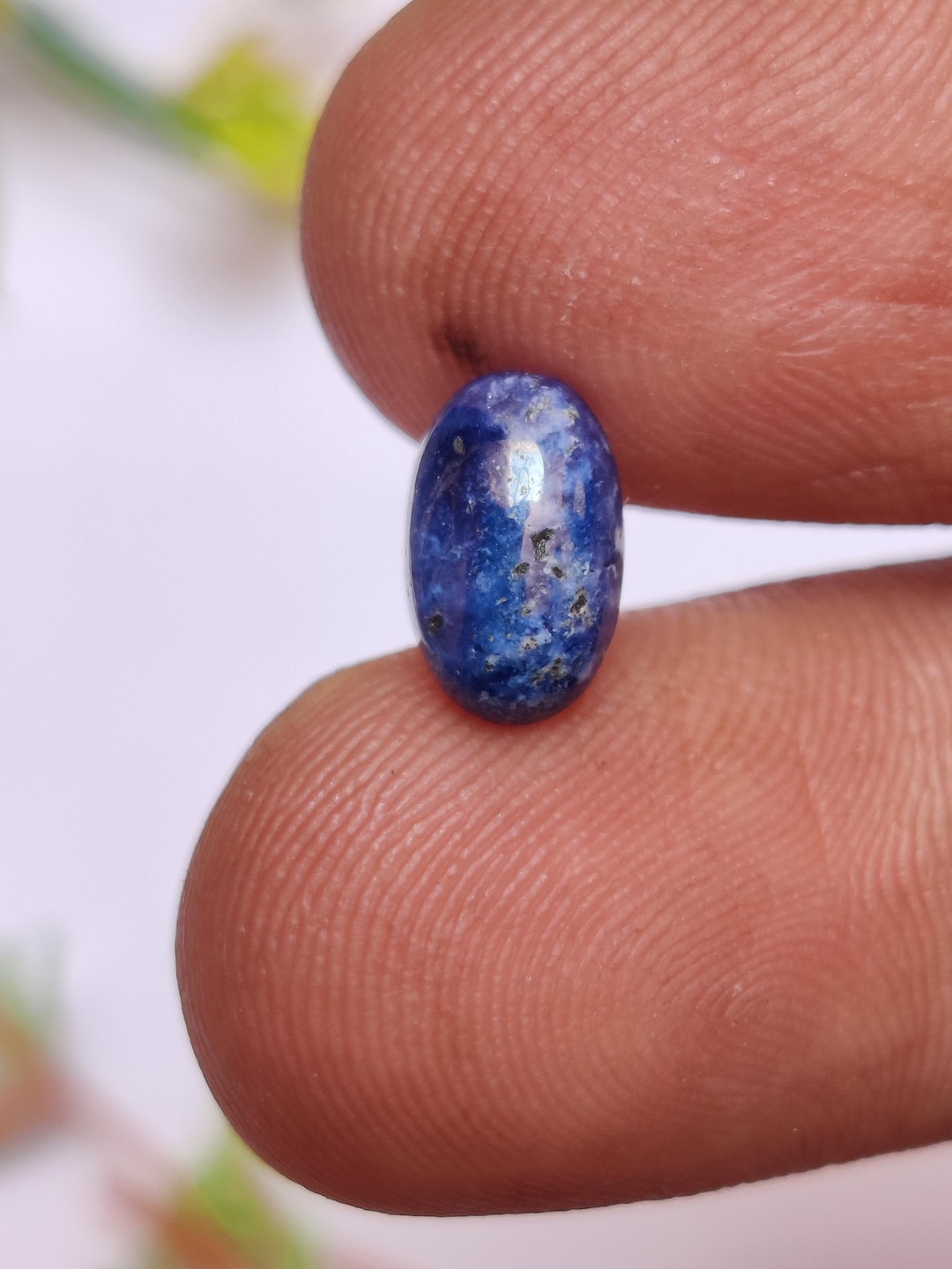 Natural Kashmir Blue Sapphire Cabochon, Heated Kashmir Blue Sapphire ...