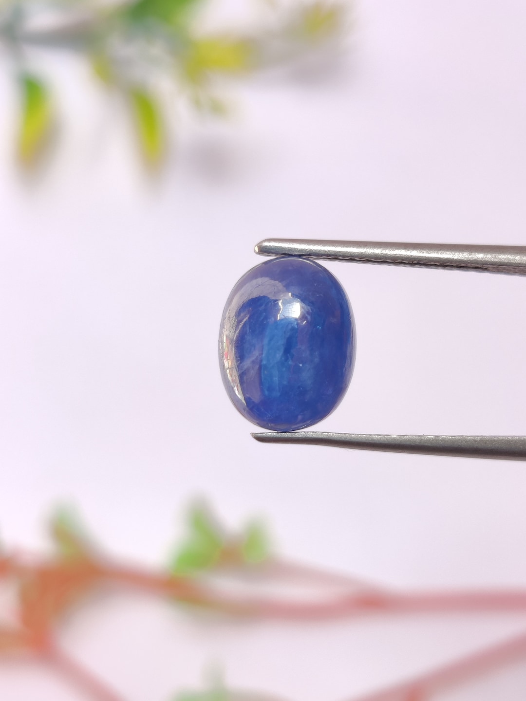Fine Quality Natural Burmese Blue Sapphire Cabochon, Untreated Burma ...