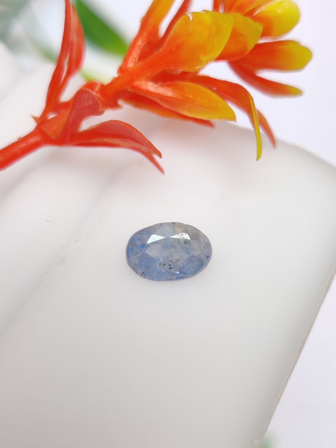 Natural Kashmir Blue Sapphire Gemstone, Rare Old Mine Kashmir Blue ...