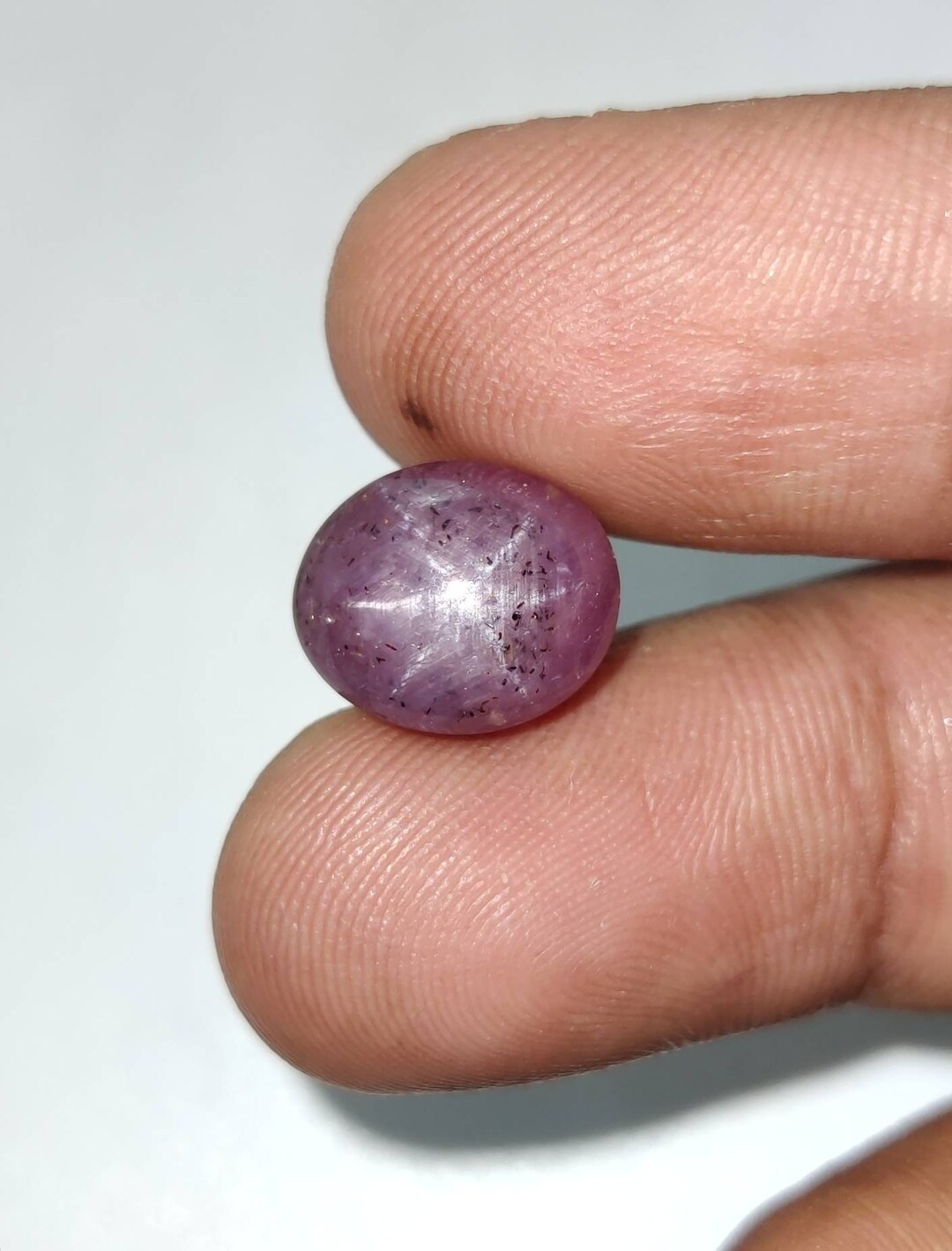 Red Star Ruby Cabochon, Loose Star Ruby Gemstone, Natural Star Ruby ...