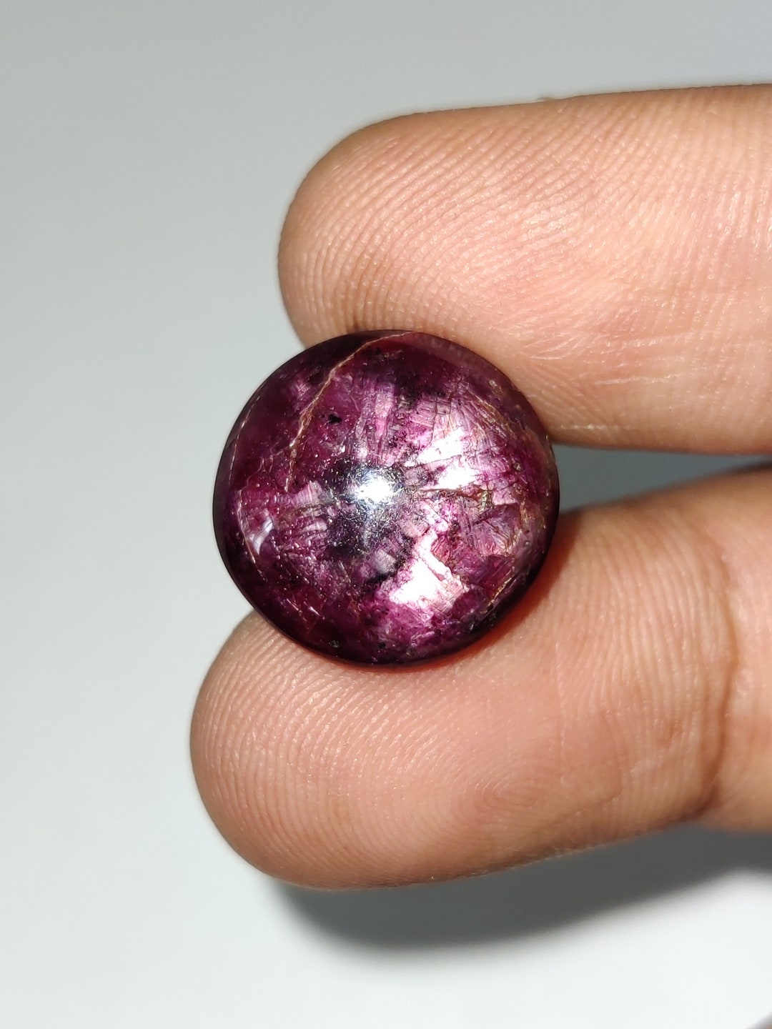 Natural Red Trapiche Ruby Cabochon Rare Star Trapiche Ruby - Etsy Hong Kong