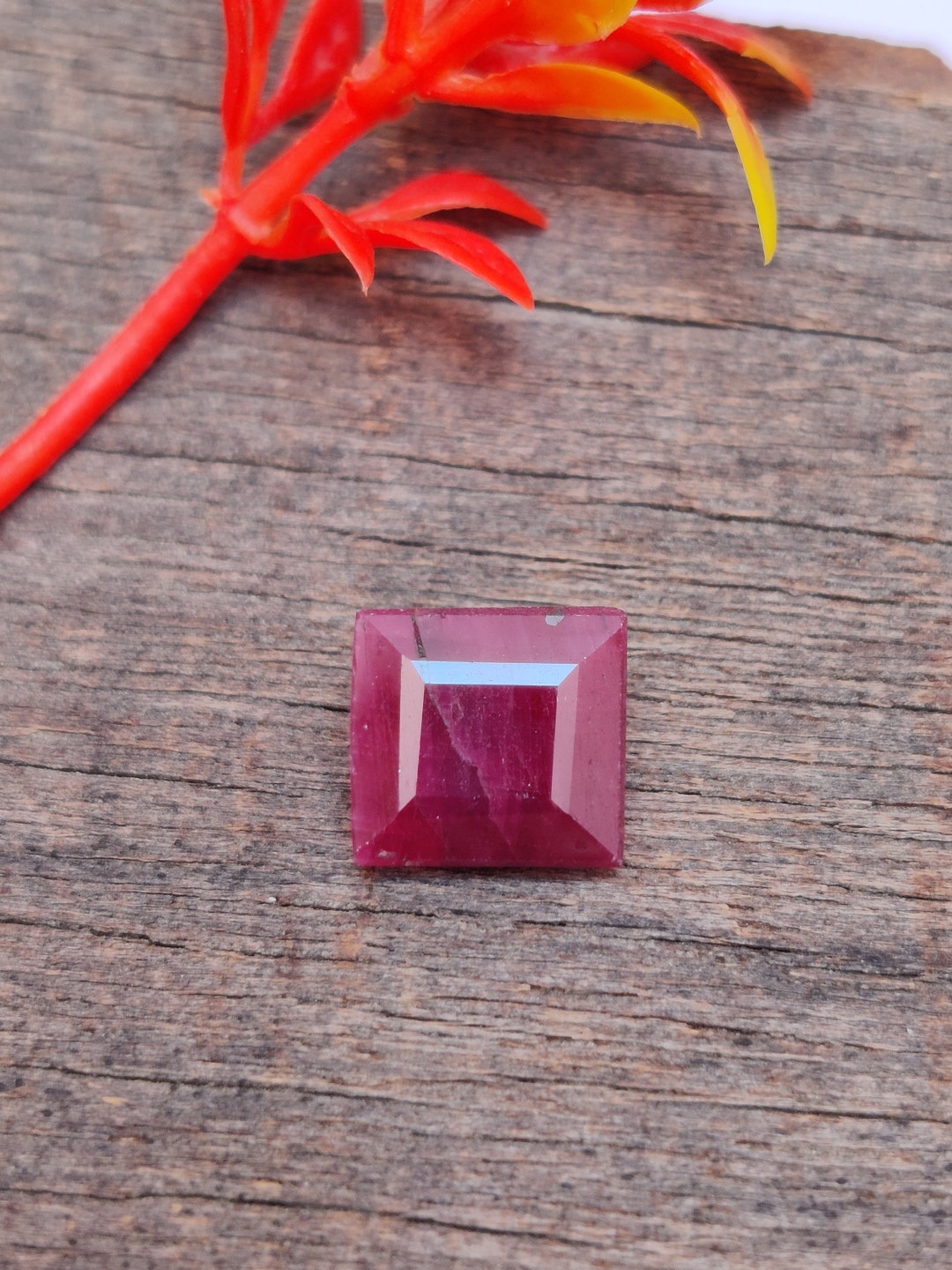 Natural Red Ruby Gemstone, Untreated Ruby Gemstone, Loose Ruby for Gift ...