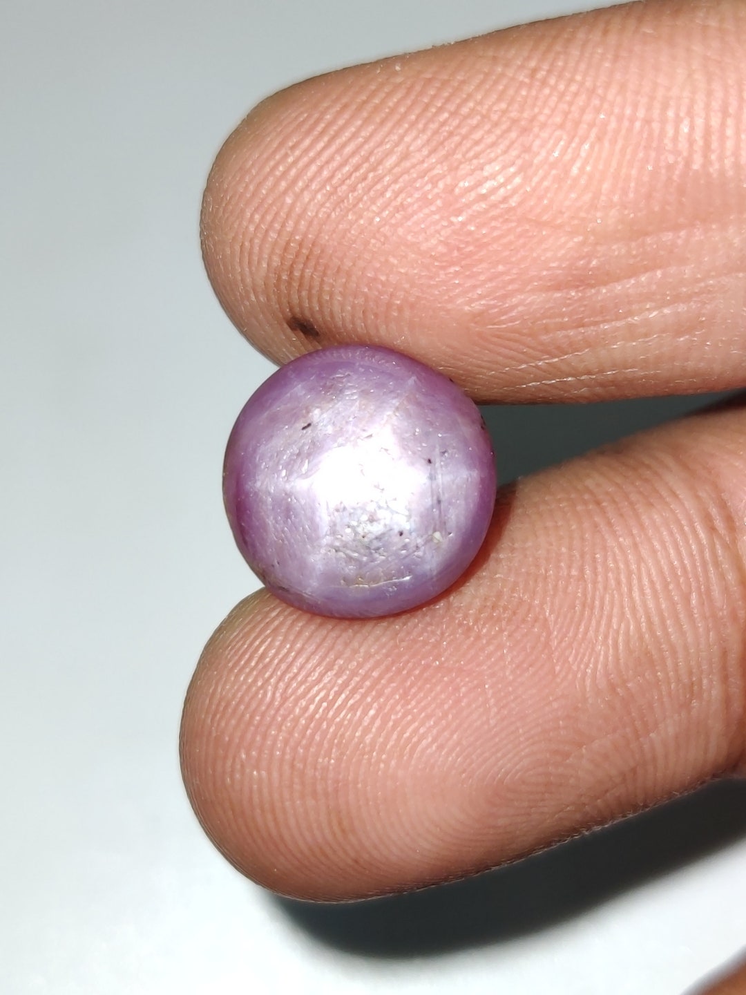 Indian Star Ruby Cabochon Untreated Star Ruby Gemstone - Etsy