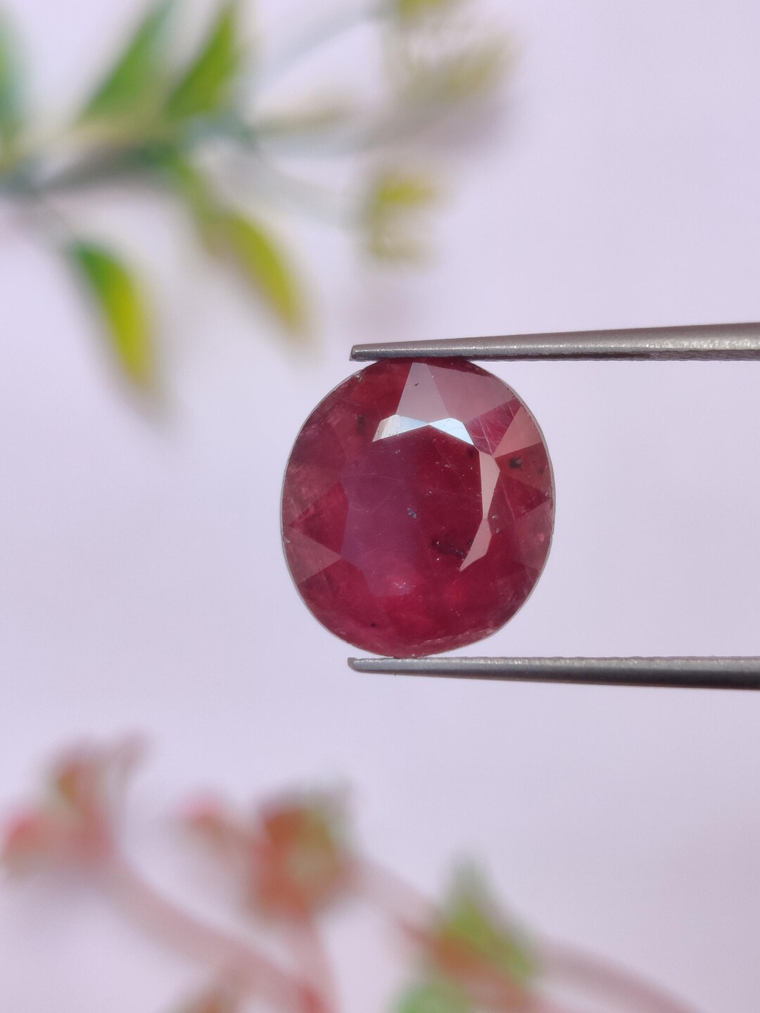 Fine Quality Natural Dark Red Ruby Gemstone, Untreated Ruby Gemstone ...