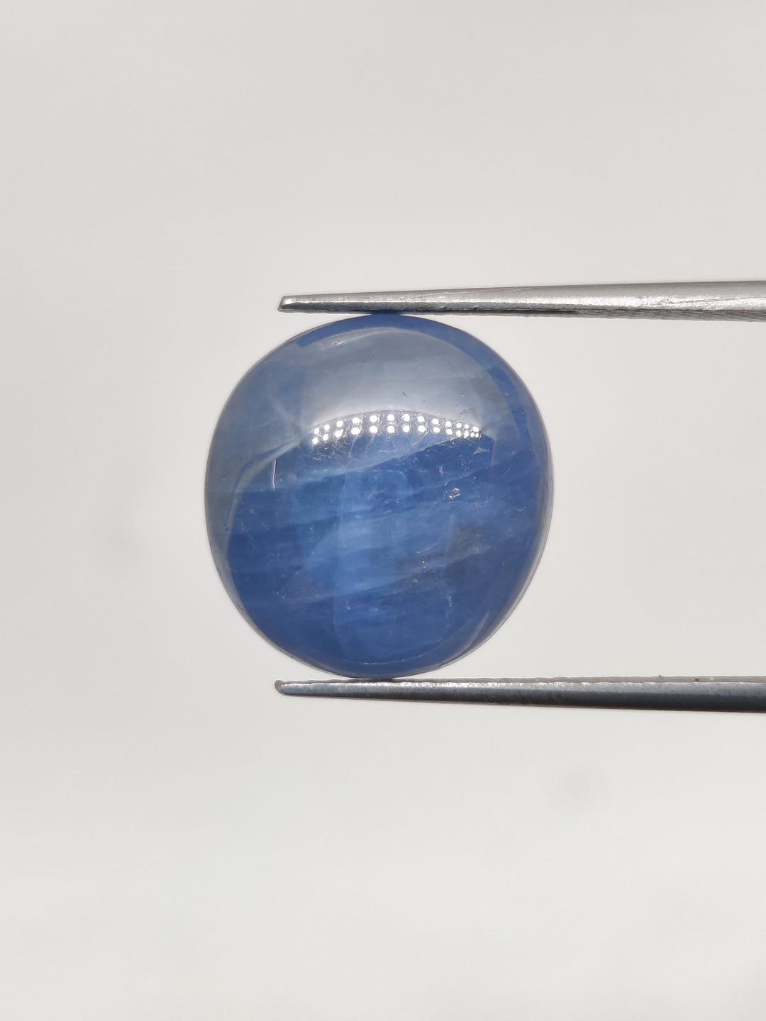 Natural Burmese Light Blue Sapphire Cabochon, Untreated Burma Blue ...