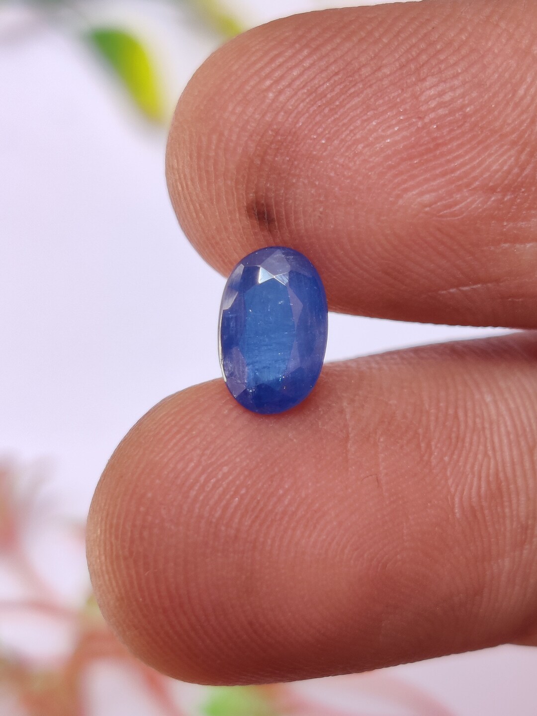Untreated Burmese Blue Sapphire Gemstone, Natural Mogak Blue Sapphire ...