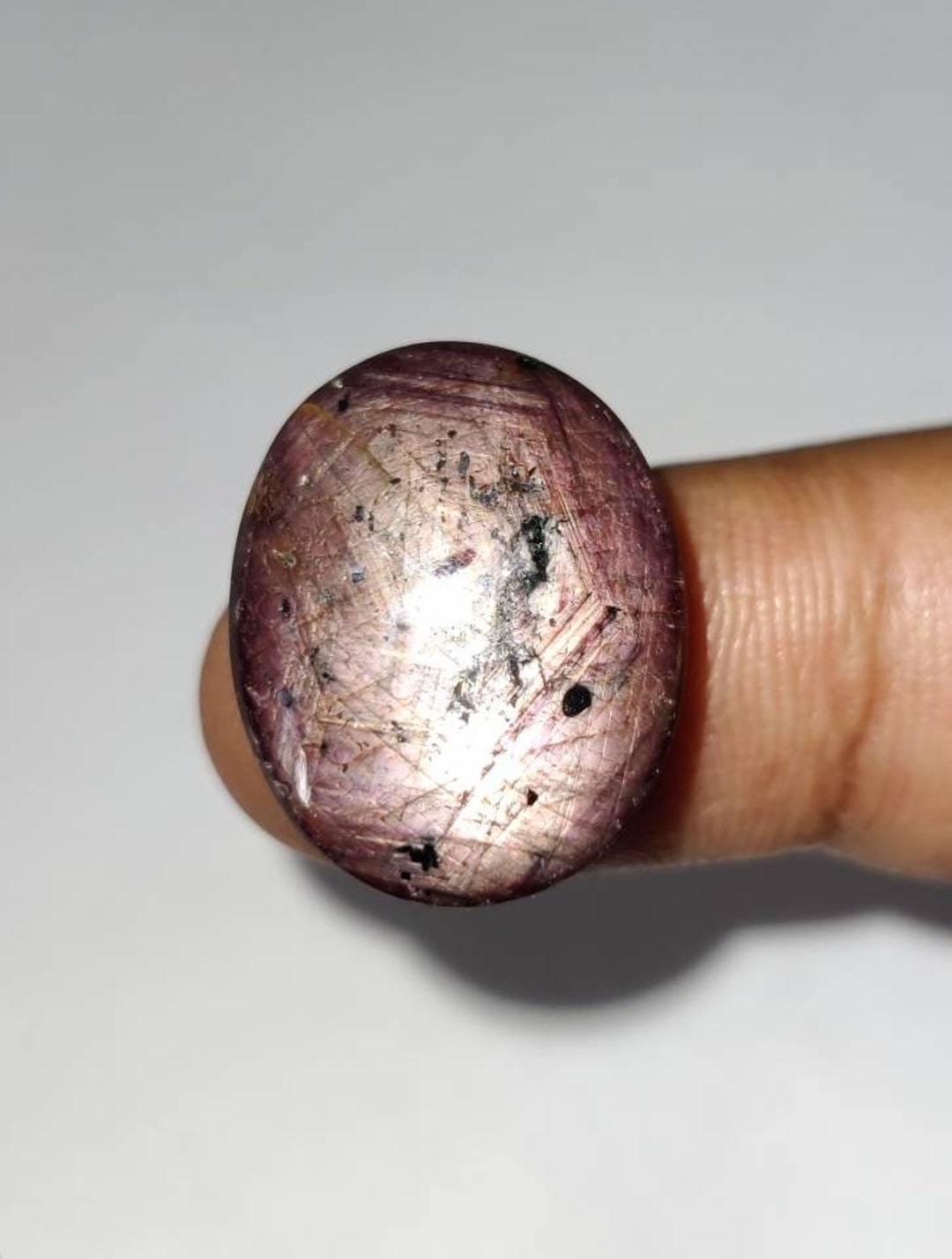 Natural Red Star Ruby Cab Stone, Star Ruby Cab Gemstone, Untreated Star ...