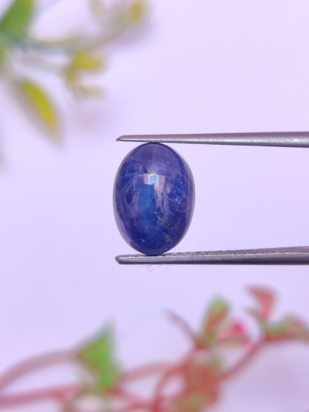 Natural Burmese Blue Sapphire Cabochon, Untreated Burma Blue Sapphire ...