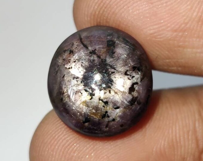 Natural Trapiche Star Ruby Cabochon, Untreated Trapiche Ruby Gemstone, Rare Ruby Cabochon, 16×15 ...