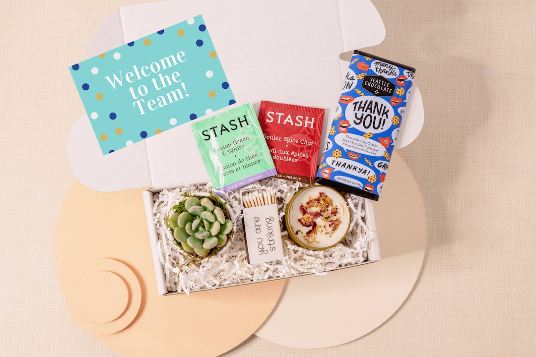 New Employee Gift Box | New Hire Gift | Welcome to the Team | Admin Day ...