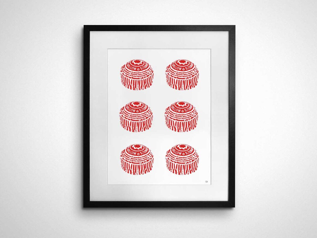 Printable A4 Wall Art - Tunnock's Teacake Digital Print - Handmade ...