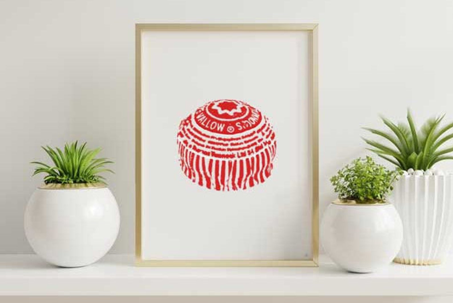 Printable A4 Wall Art - Tunnock's Teacake Digital Print - Handmade ...