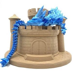 Castle Model Dragon Display Stand - Digital STL File for 3D Printing - Etsy