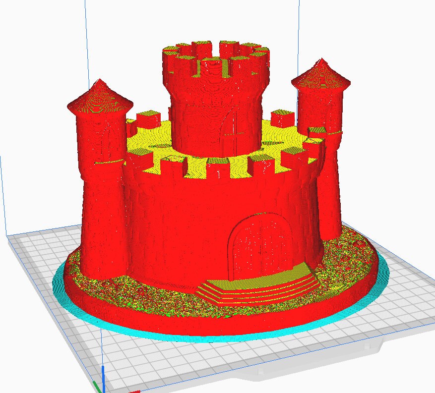 Castle Model Dragon Display Stand - Digital STL File for 3D Printing - Etsy