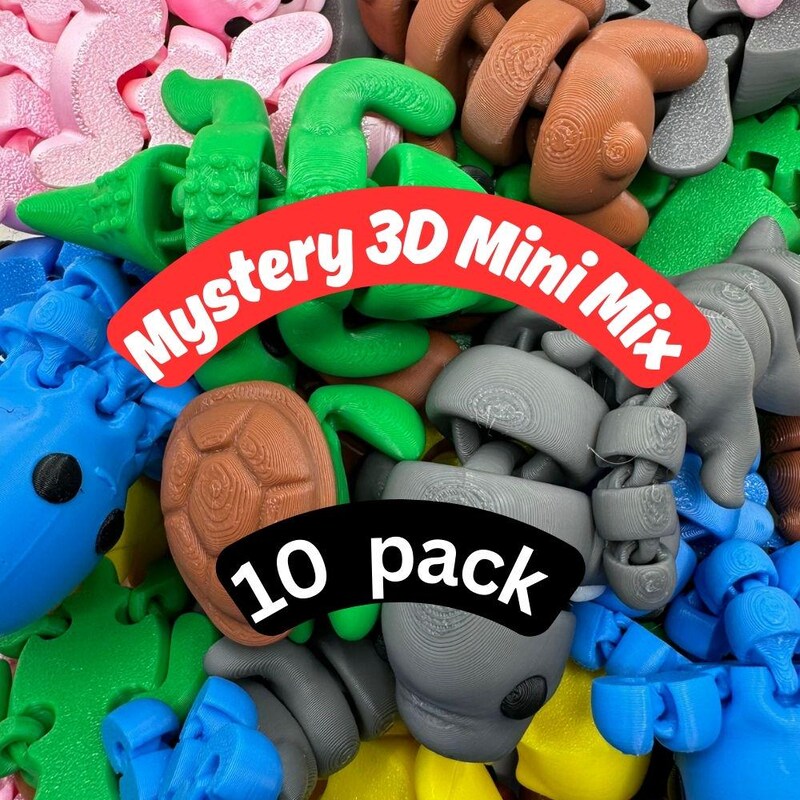 Mini 3d Printed Grab Bag - Etsy
