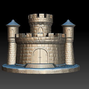 Castle Model Dragon Display Stand - Digital STL File for 3D Printing - Etsy