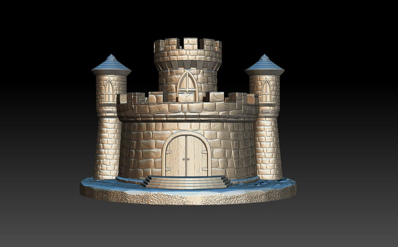 Castle Model Dragon Display Stand - Digital STL File for 3D Printing - Etsy