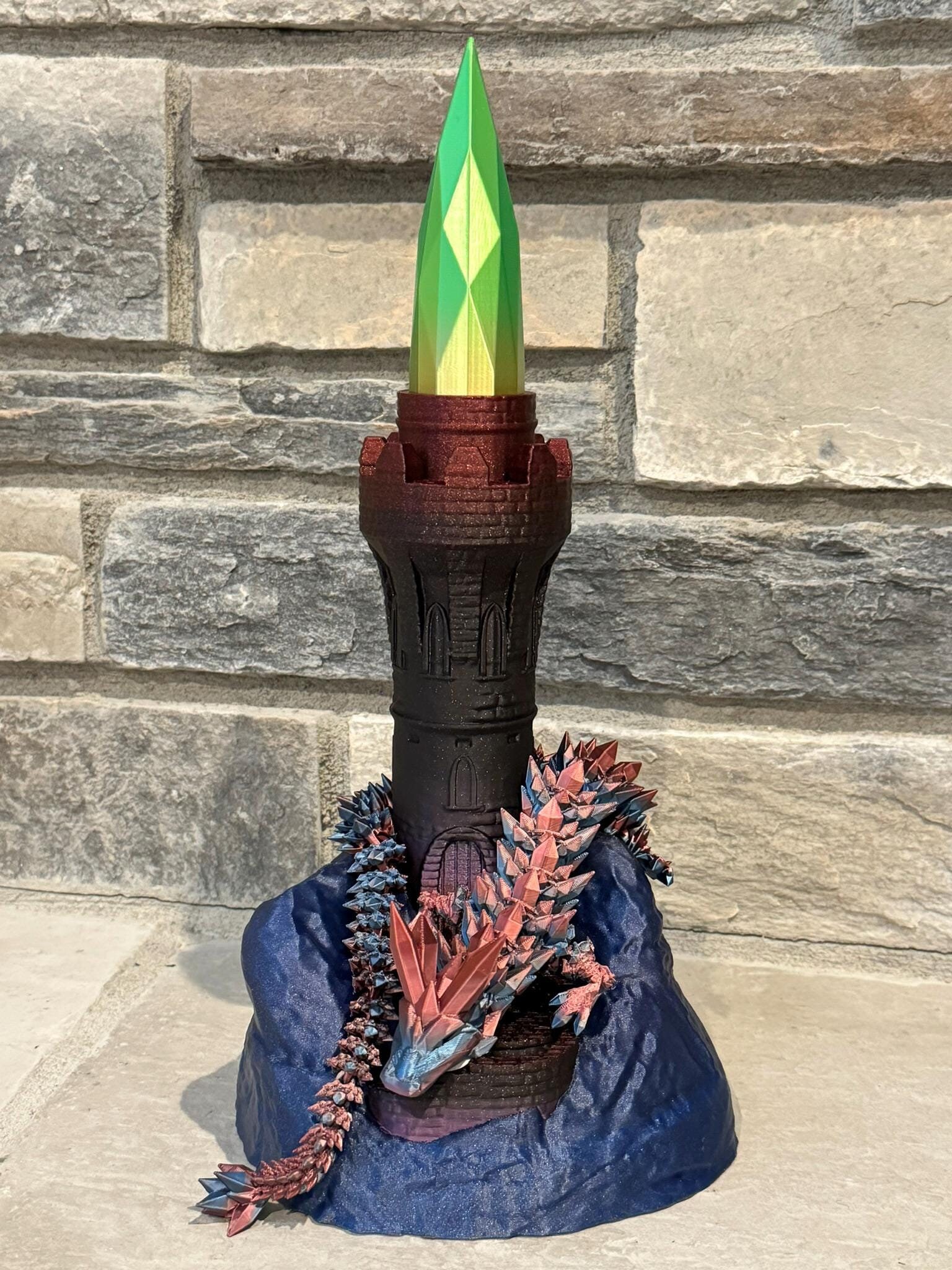 Wizards Tower Display Stand for Articulated Dragons - Digital STL/3MF ...