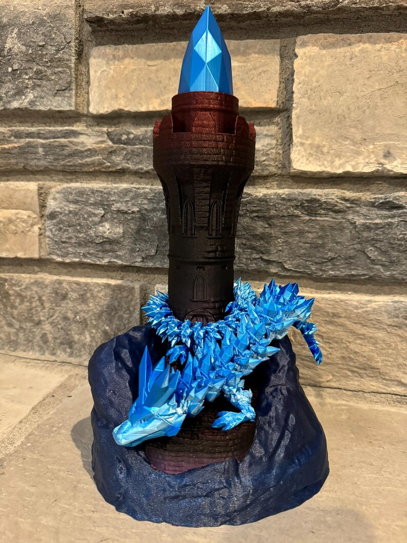 Wizards Tower Display Stand for Articulated Dragons - Digital STL/3MF ...