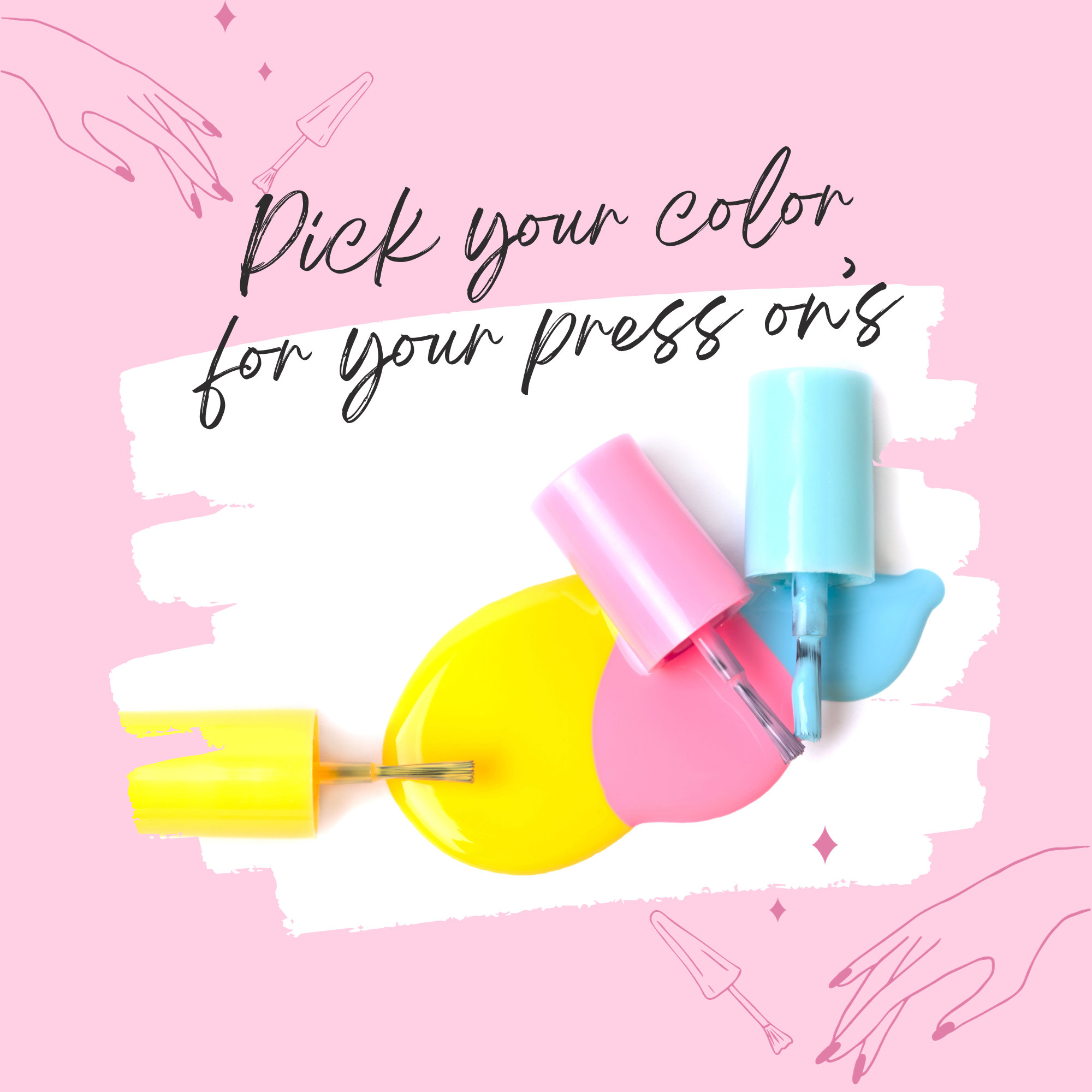 Choose Your Color Colors Color Your Nails This is Not for Sale - Etsy