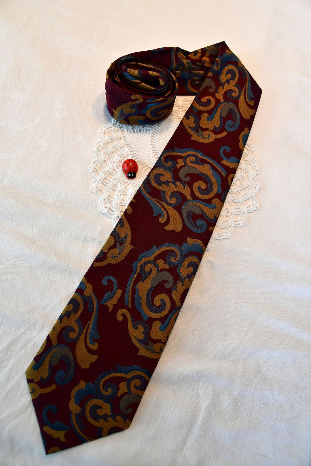 Tie / Clips / Binder / Commodore Trevira / Polyester / 60s 70s - Etsy
