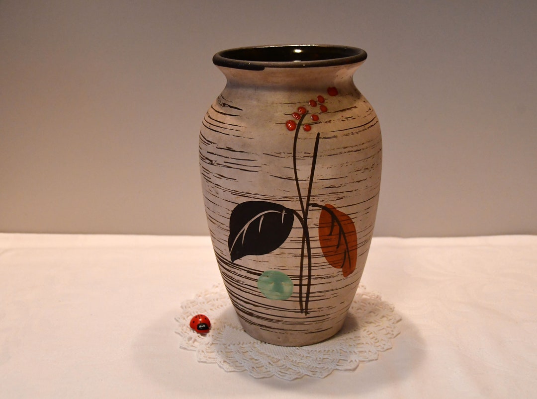 Scheurich Vase 238-18 / Ceramic / Flower Decor / 50s 60s / Mid Century ...