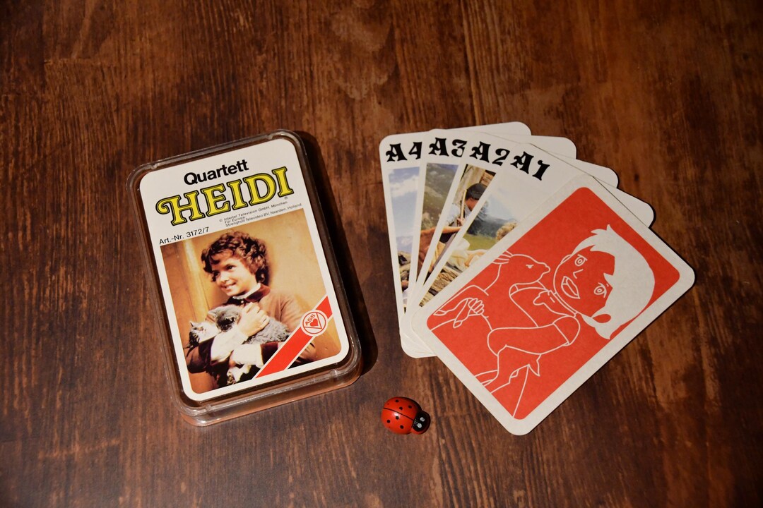 Old Quartet heidi by ASS / TV Series / 70s / Card Game / Johanna Spyri ...