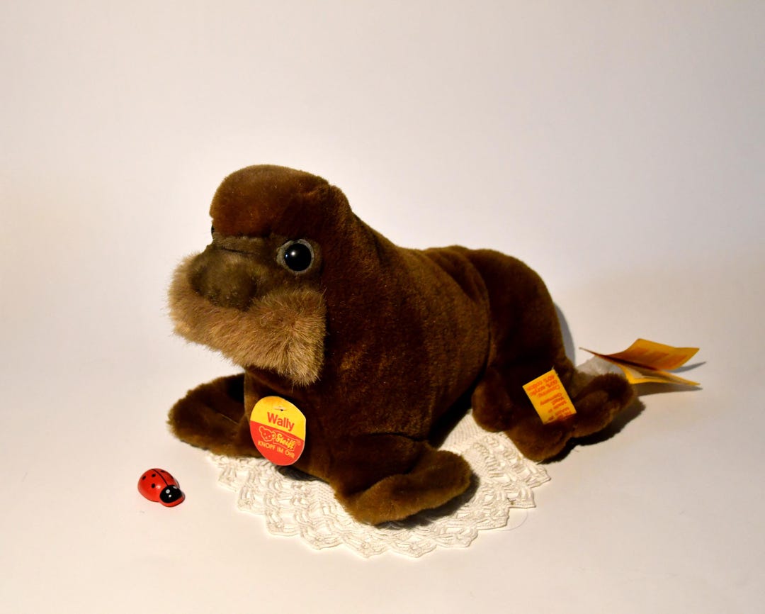 Original Steiff Walrus "wally" 1170/16 Made of Mohair / Plush Toy ...