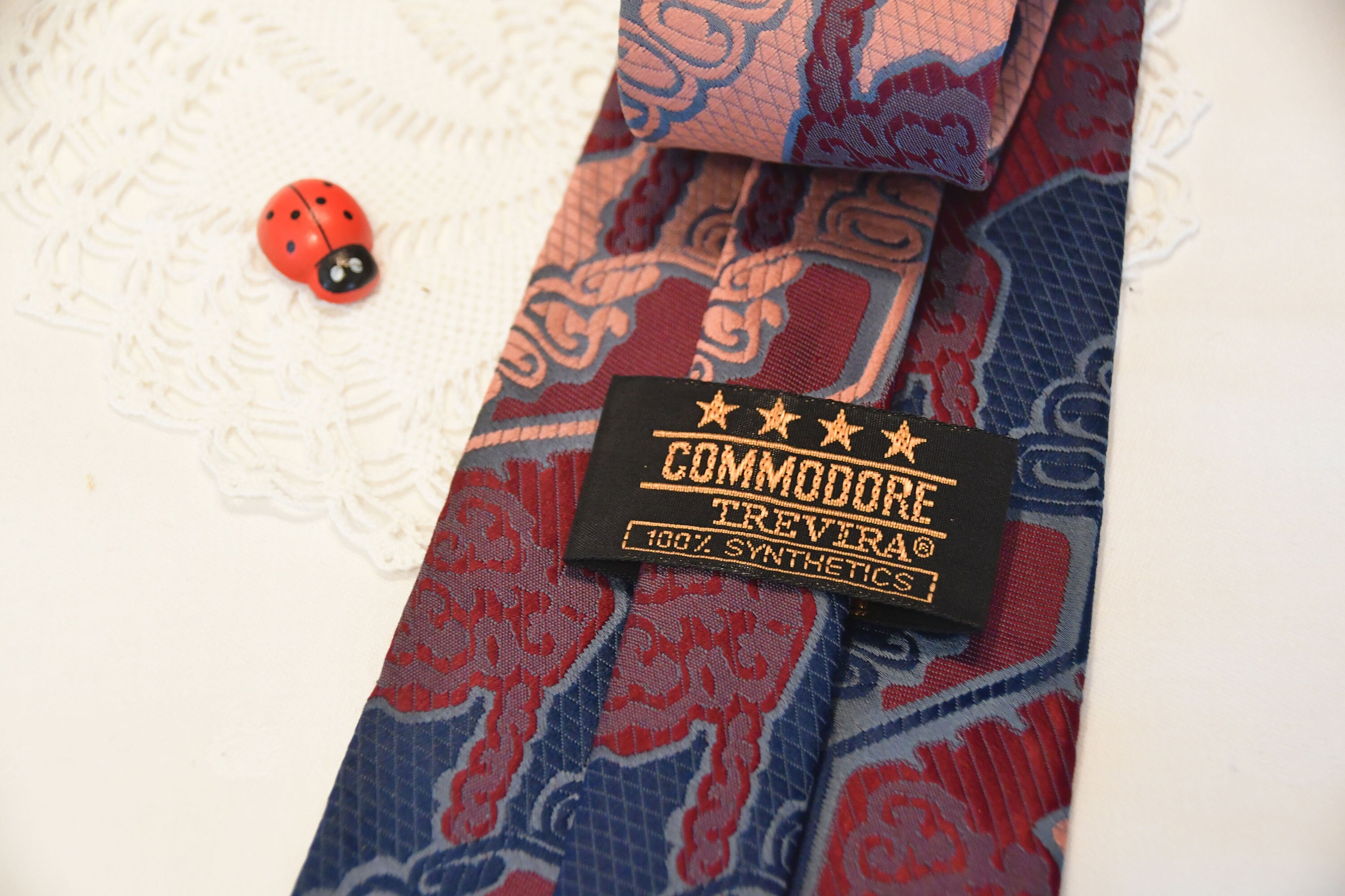 Tie / Clips / Binder / Commodore Trevira / 60s 70s / True - Etsy