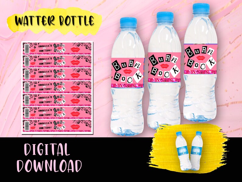 Mean Girls Burn Book Birthday Party Pack Chip Bag - Etsy