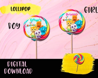 Lollipop Labels Sofia Party Girl Only DIGITAL DOWNLOAD for Lollipop ...