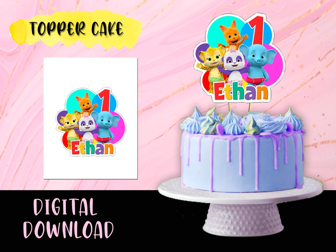 Word Party Birthday Party Pack - Topper Cake- Toppers. Topper Cupcakes ...