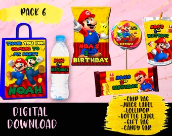 Transformers Birthday Party Pack Chip Bag Candy Bar - Etsy