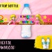 Princess Peach Birthday Bottle Label - Watter Bottle Party Pack ...