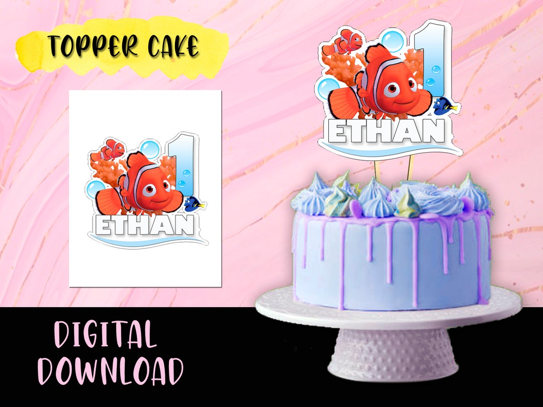 Finding Nemo Birthday Party Pack - Topper Cake- Toppers. Topper ...